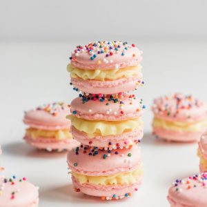 Raspberry Lemon Macarons - Good Things Baking Co