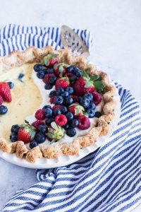 Berry Custard Pie - Good Things Baking Co