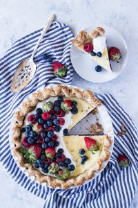 Berry Custard Pie - Good Things Baking Co