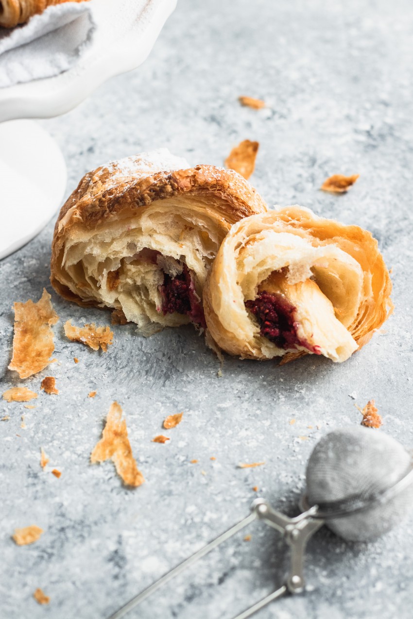 Raspberry Chocolate Croissants - Good Things Baking Co