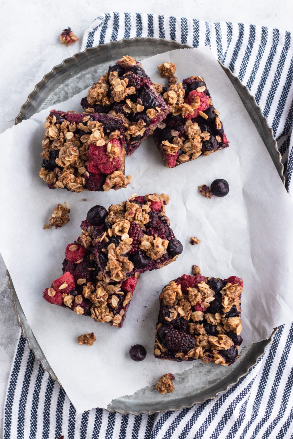 Healthy Berry Breakfast Bars - Good Things Baking Co