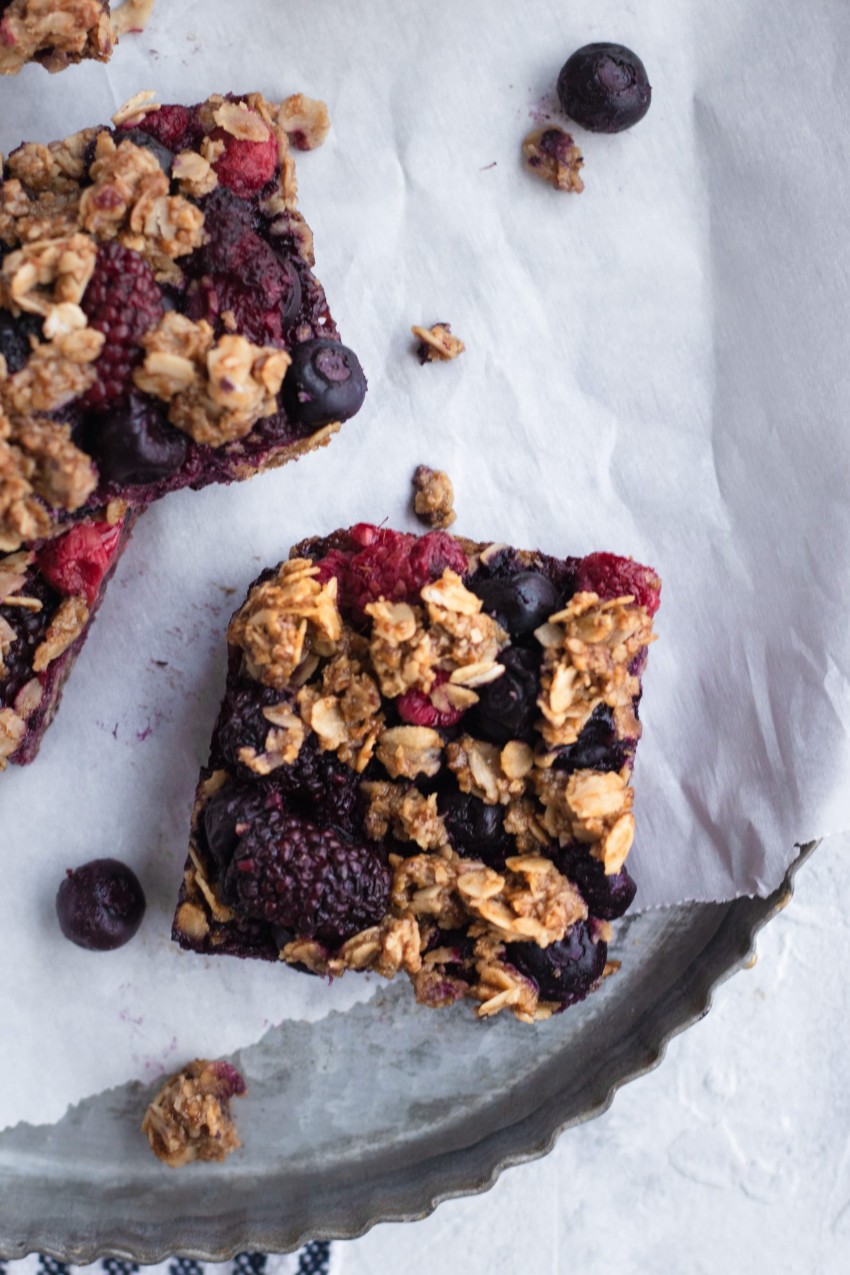 Healthy Berry Breakfast Bars - Good Things Baking Co