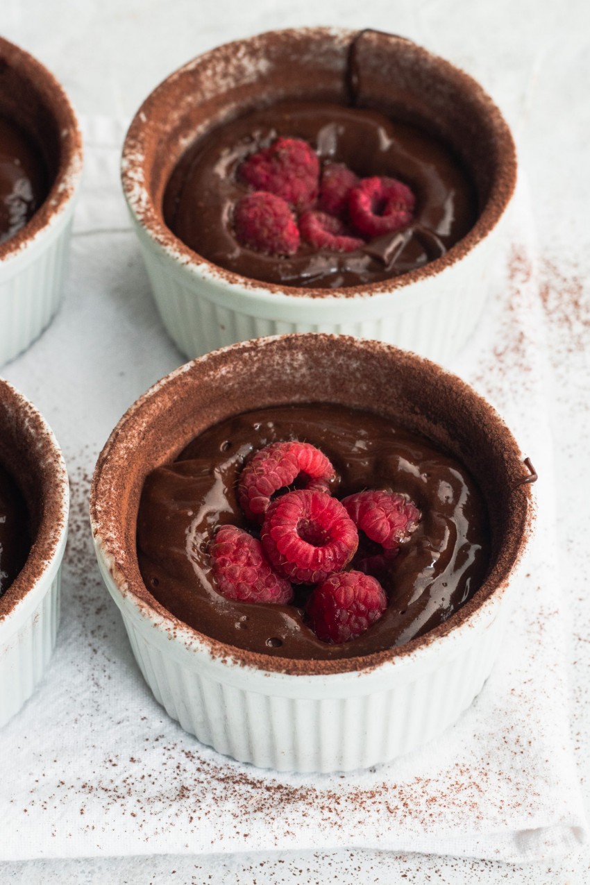 Raspberry Chocolate Lava Cakes - Good Things Baking Co