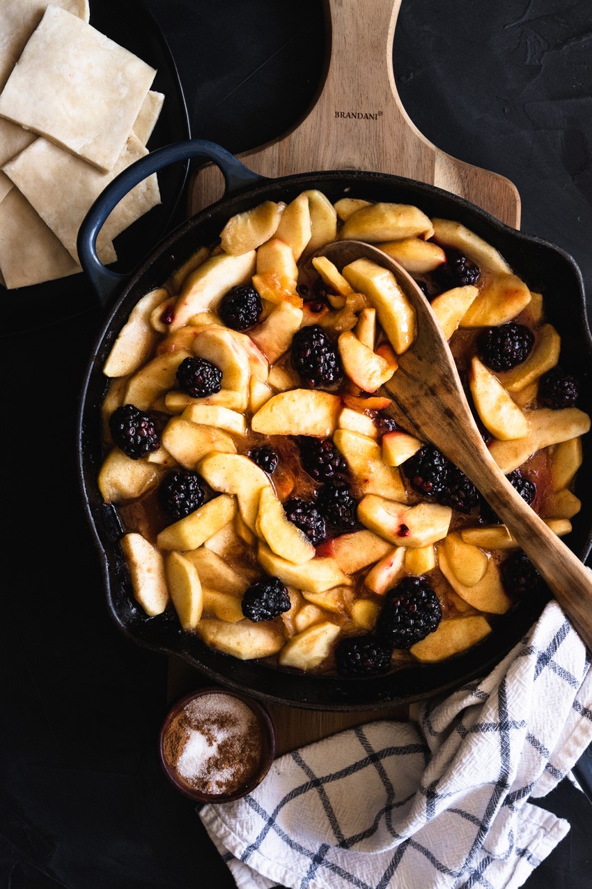 Apple Blackberry Pandowdy Recipe - Good Things Baking Co