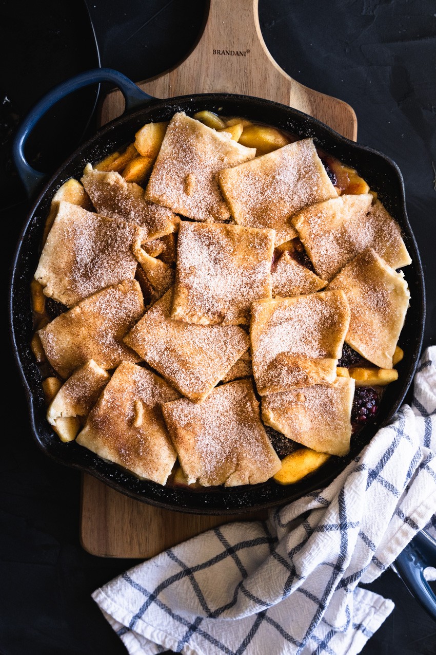 Apple Blackberry Pandowdy Recipe - Good Things Baking Co