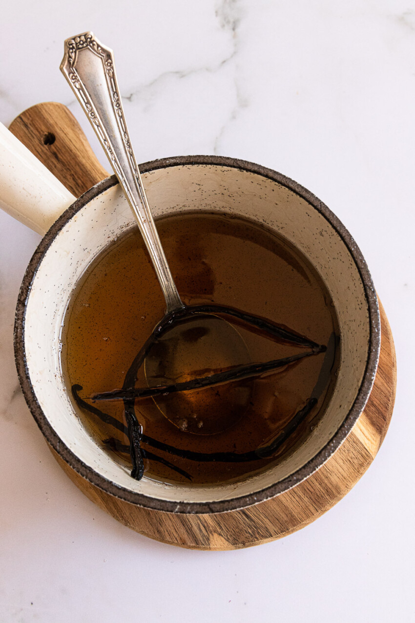 Vanilla Bean Simple Syrup - Good Things Baking Co