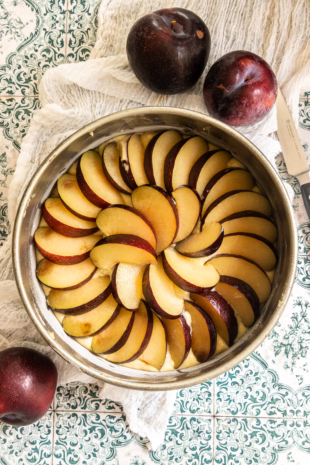 Plum Crumble Cake - Good Things Baking Co