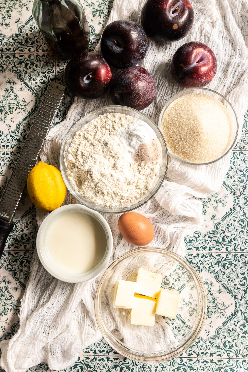 Plum Crumble Cake - Good Things Baking Co