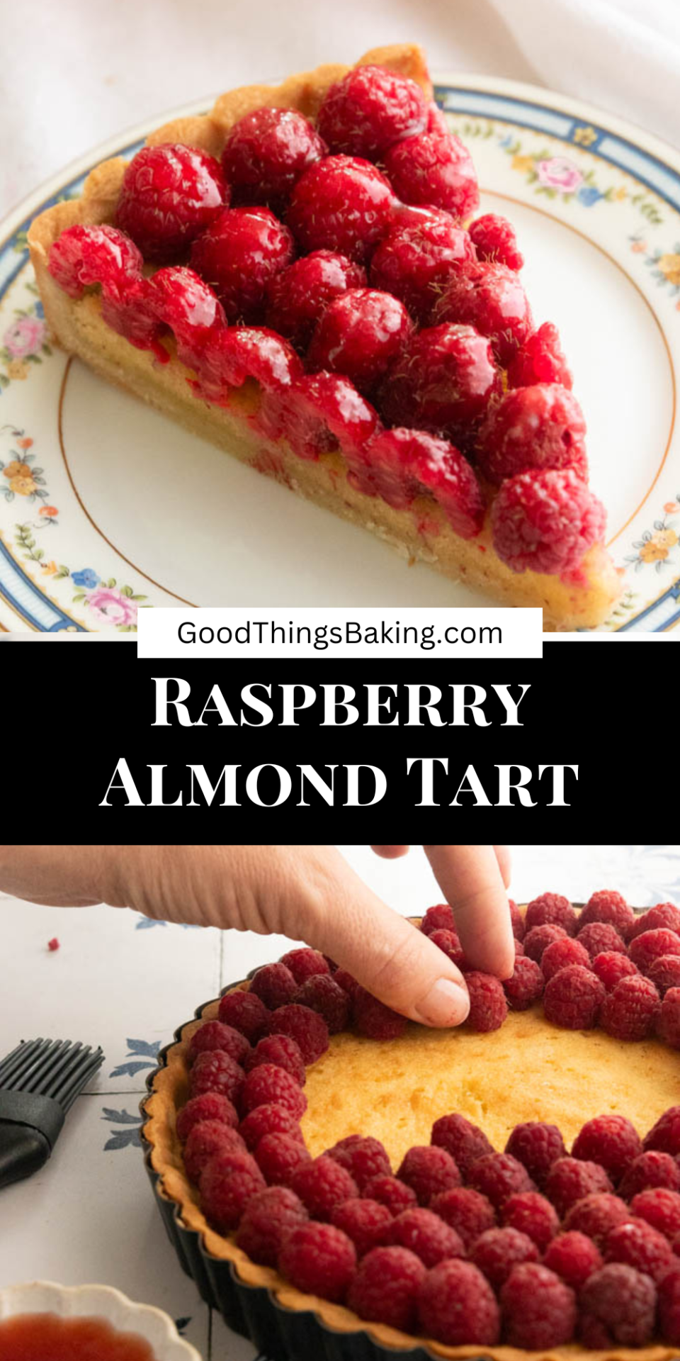 Classic Raspberry Almond Tart - Good Things Baking Co