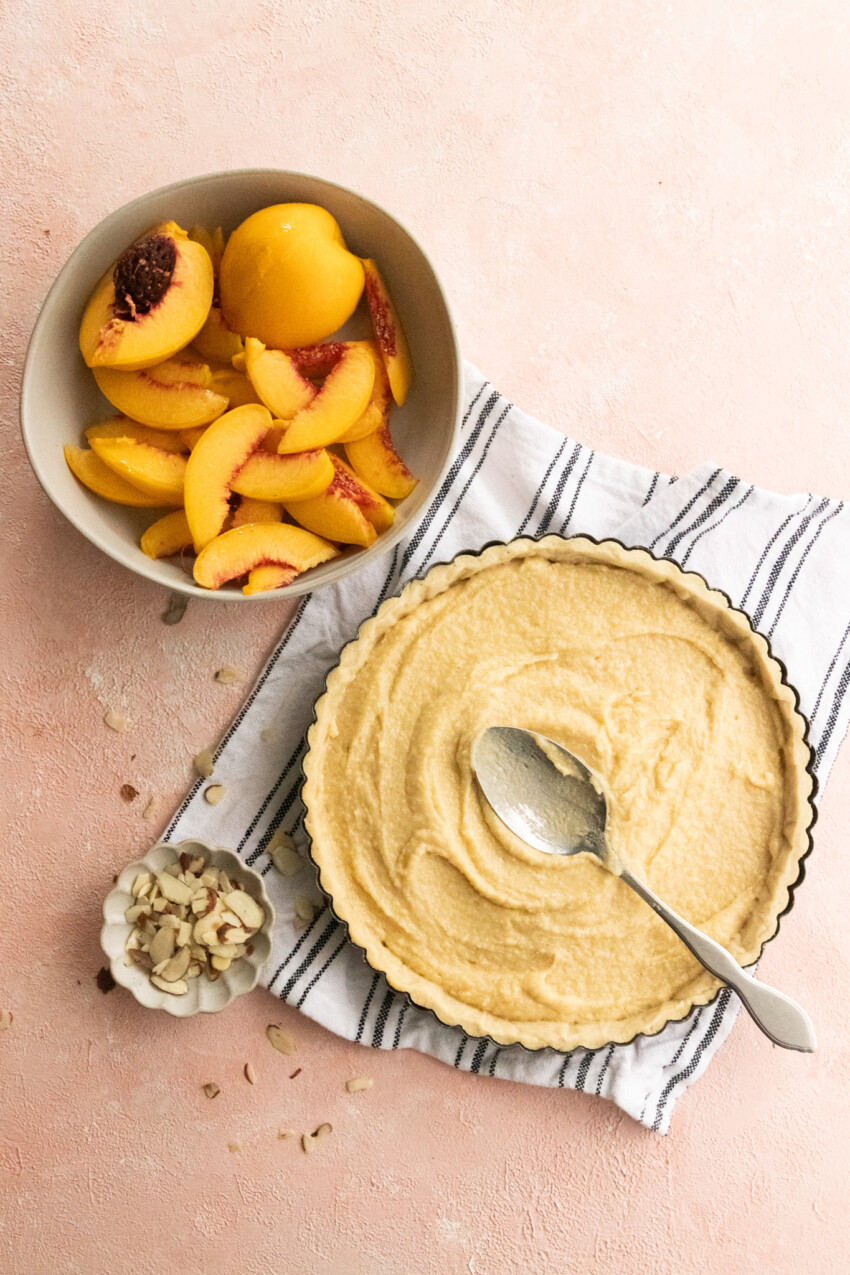 Peach Almond Tart - Good Things Baking Co